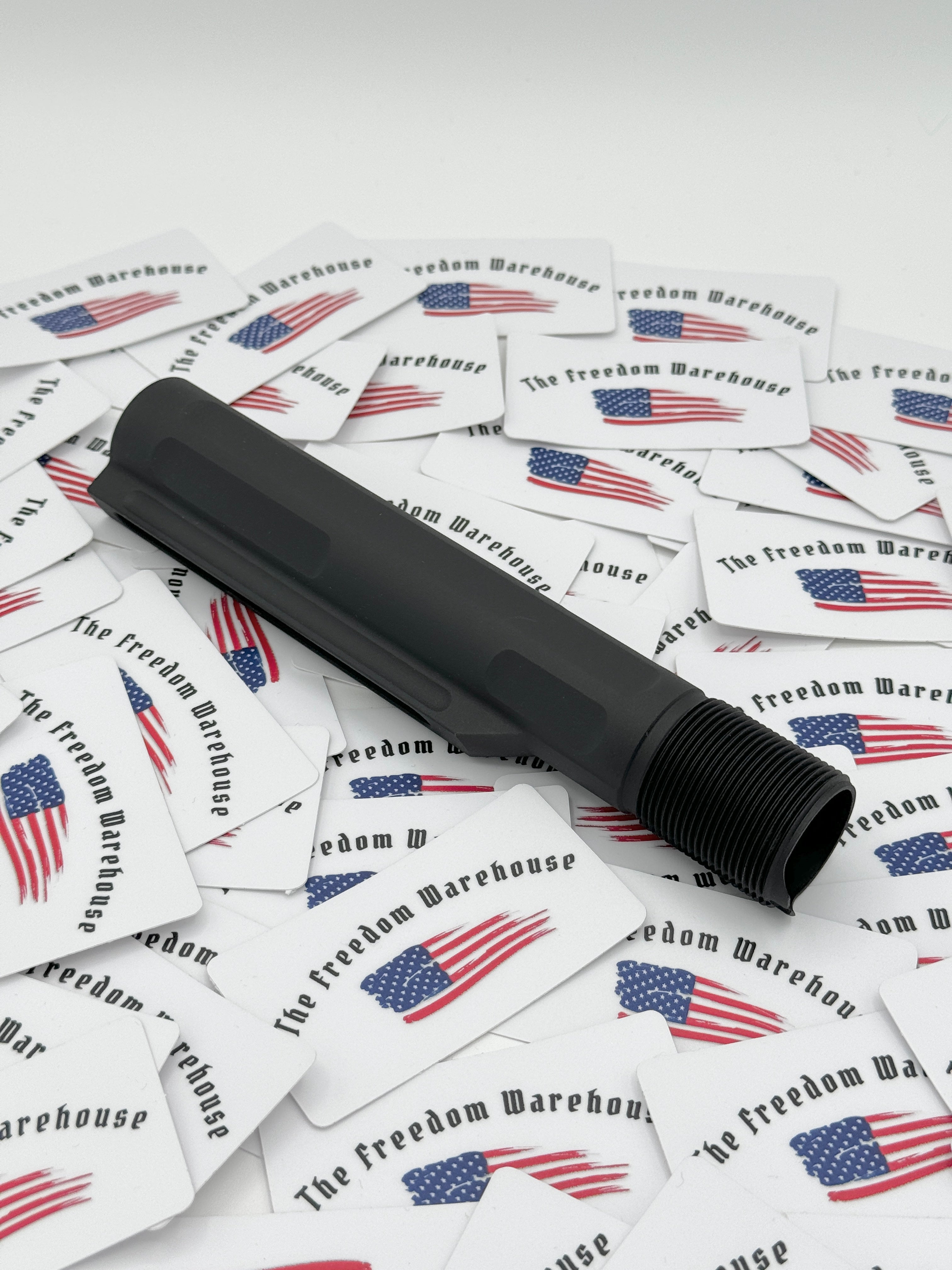 BKF AR15 Lightweight 8 Position Anti-Tilt Carbine Length Buffer Tube ...